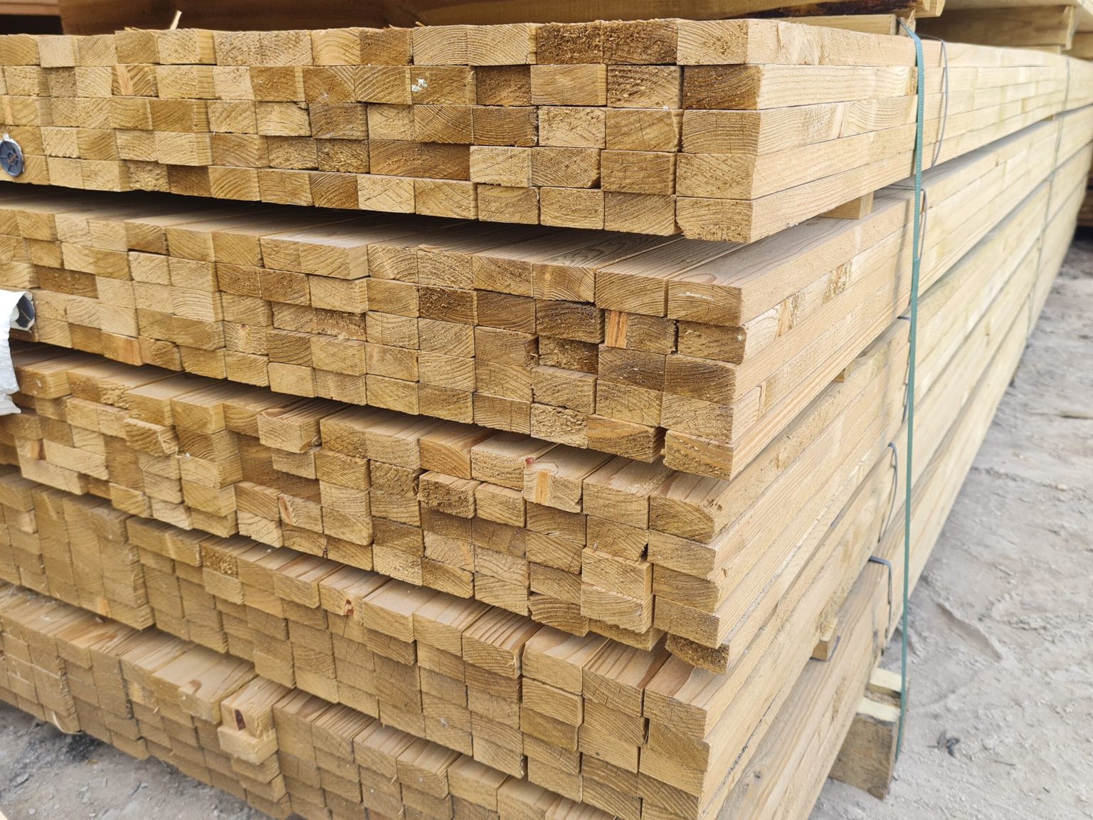 (25mm x 38mm) Pressure Treated Timber Lath - Trade Timber Supplies Ltd