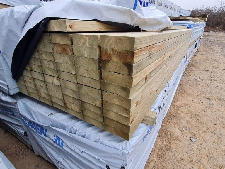 6×2 Planed Tanalised C24 Timber (45mm x 145mm) - Trade Timber Supplies Ltd