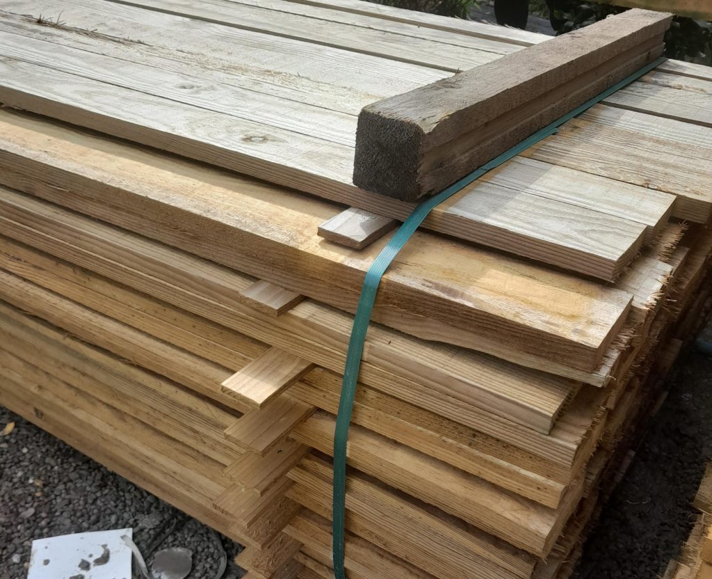 4×1 Sawn Tanalised Timber (22mm x 100mm) Clearance - Trade Timber ...